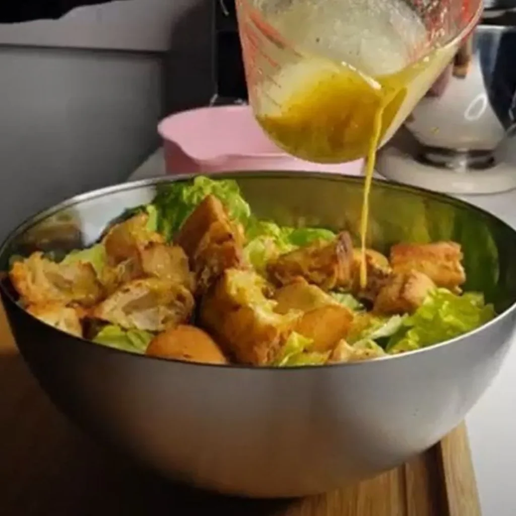 Salade césar au poulet grillé - recette salade